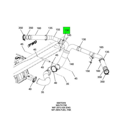 3805267C1 Navistar International | Exhaust Pipe Clamp | Source One ...