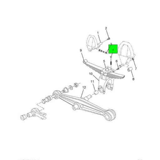 H30550001 Navistar International | Bolt Pad to Spring | Source One ...