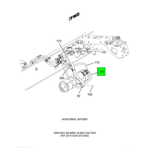 4033234C1 Navistar International | Radiator Inlet Hose | Source One ...