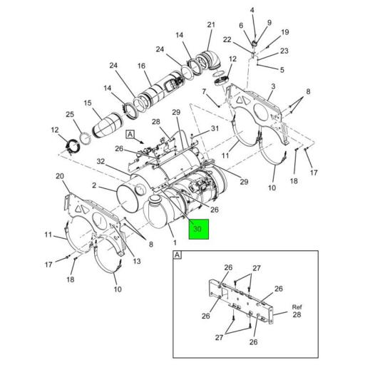4060575C1 Navistar International | DPF Heat Shield Insulator | Source ...