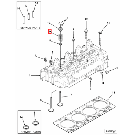 3900276 Cummins | Valve Spring | Source One Parts Center