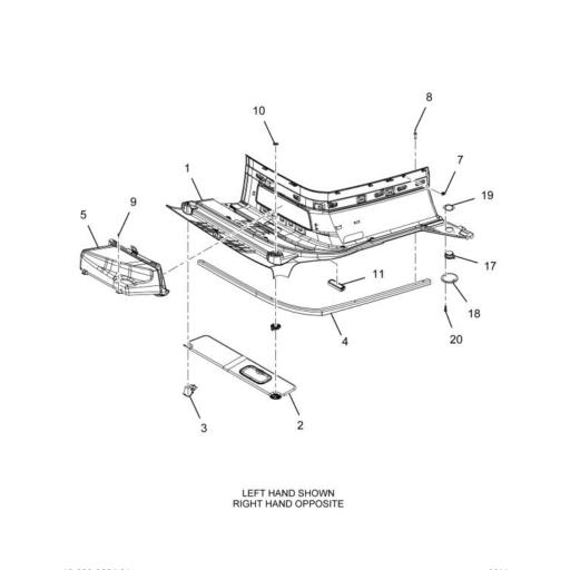 4032311C92 Navistar International | Right-Hand Lower Fascia Panel with ...