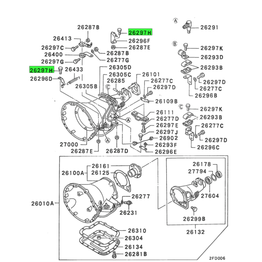 ME602958 Mitsubishi FUSO | Automatic Transmission Case Bolt | Source ...