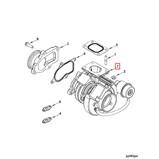 4040205 Cummins | Turbocharger | Source One Parts Center