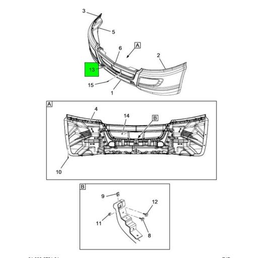 4090359C1 Navistar International | Radar Screen Bumper | Source One ...