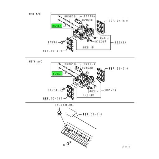 MK427768 Mitsubishi FUSO | Heater Control Equip Wire | Source One Parts ...