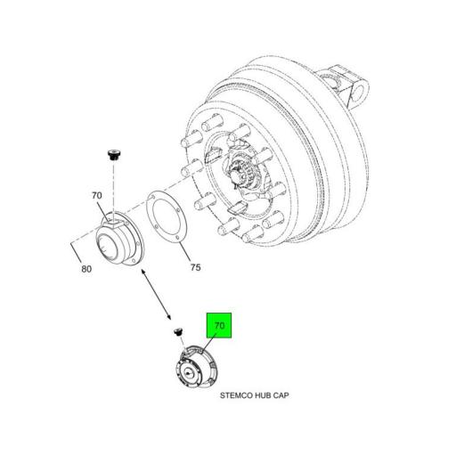 2033919C91 Navistar International | Front Hub Oil Cap | Source One ...