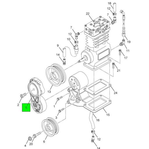 1833688C2 Navistar International | Belt Tensioner | Source One Parts Center