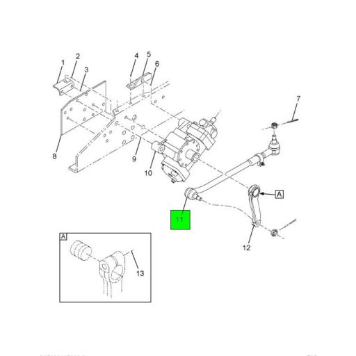 1654045C91 Navistar International | Steering Drag Link | Source One ...