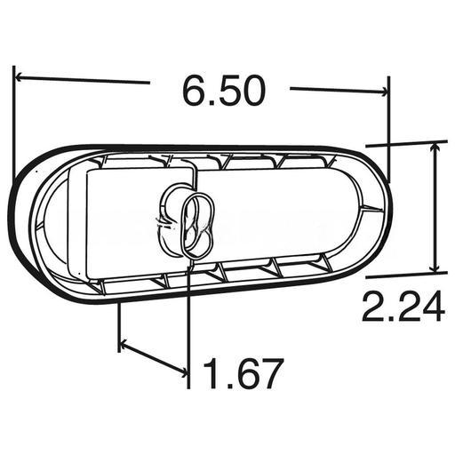 66250R Kenworth | Led Stop Turn Tail Light 1DiO Red | Source One Parts ...
