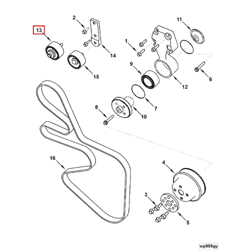 4936437 Cummins | Idler Pulley | Source One Parts Center