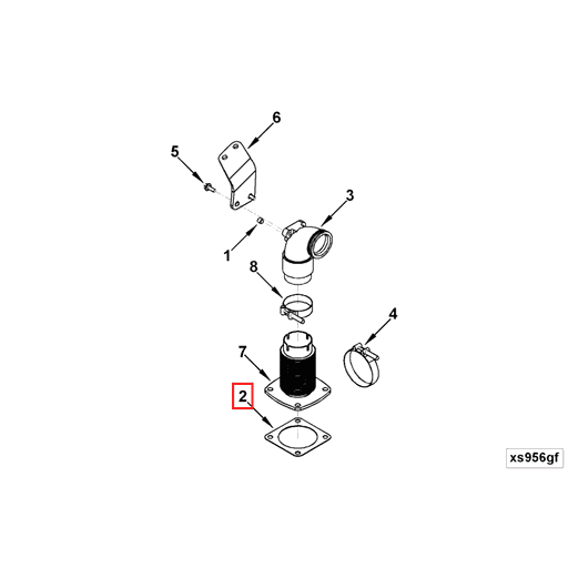 139266 Cummins | Exhaust Outlet Connection Gasket | Source One Parts Center