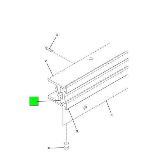 442395002 Navistar International | Rubber Hinge 22 in Luggage Box Door ...