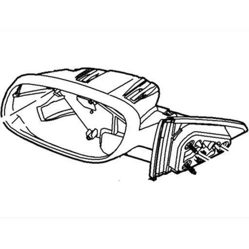 CG1Z17683E Ford | View Mirror - Left Rear Outer | Source One Parts Center