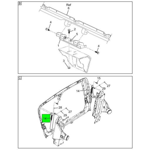 3625938C95 Navistar International | Hood Safety Cable Assembly | Source ...