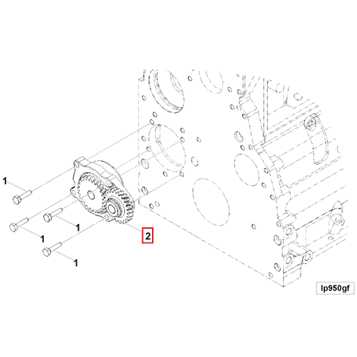 3971544 Cummins | Lubricating Oil Pump | Source One Parts Center