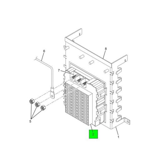 446283001 IC Bus | 40-Circuit Fuse Panel | Source One Parts Center
