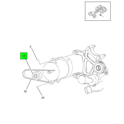 3569688C2 Navistar International | Pulley Alternator | Source One Parts ...