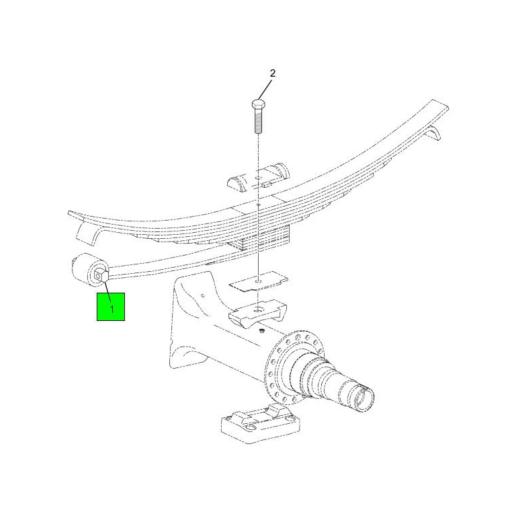 3534361C1 Navistar International | Rubber Spring Pin Bushing | Source ...