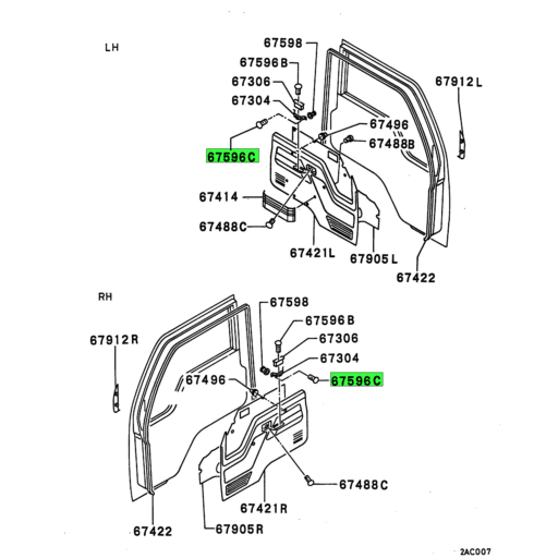 MF453047 Mitsubishi FUSO | Loose Panel Body Screw | Source One Parts Center