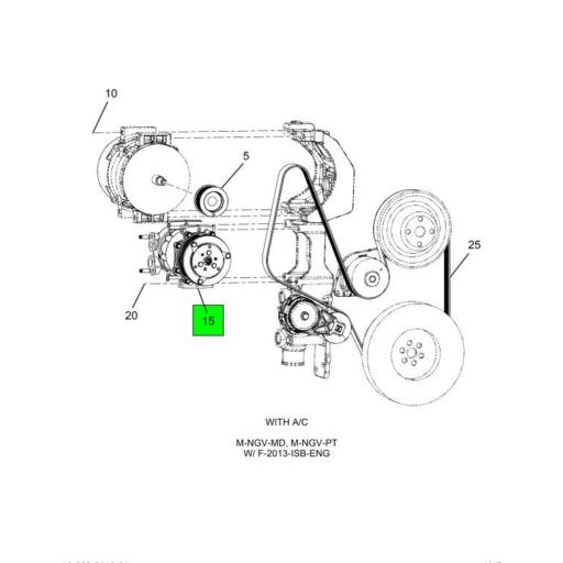 3978157C1 Navistar International | Freon Air Conditioning Compressor ...