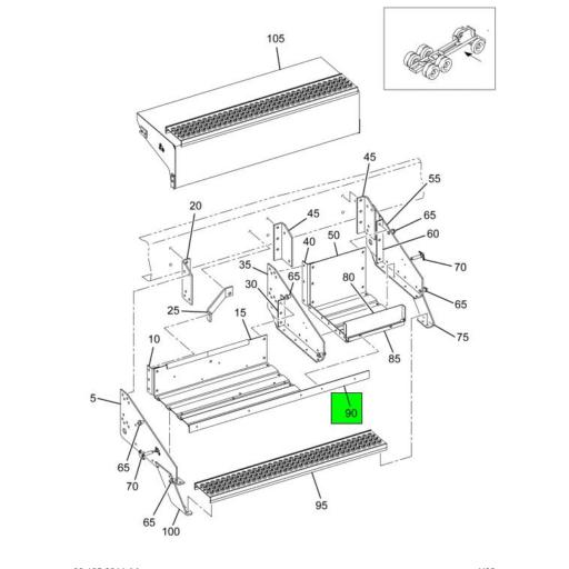 556710C2 Navistar International | Step Panel Battery Box Anodized ...