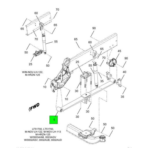 3806666C91 Navistar International | Front Chassis Spring | Source One ...