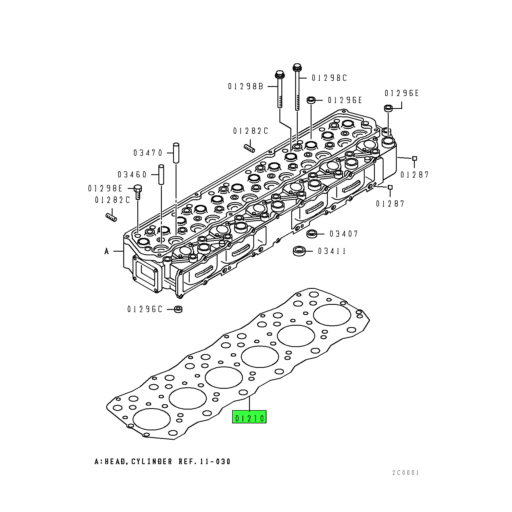 ME071923 Mitsubishi FUSO | Cylinder Head Gasket | Source One Parts Center