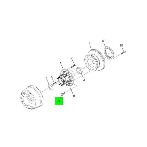 2605113C91 Navistar International | Screw Collar and Retainer Assembly ...