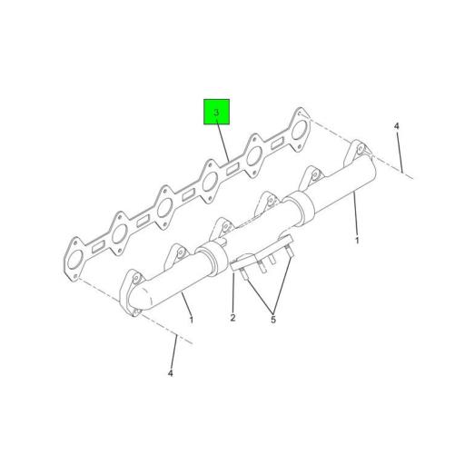 1814752C1 Navistar International | Exhaust Manifold Gasket | Source One ...