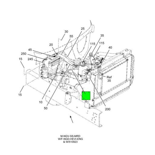 3613040C95 Navistar International | AC Hose Assembly Condenser to ...