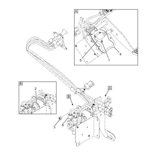 2597873C91 Navistar International | Brake Valve with Mounting Hardware ...