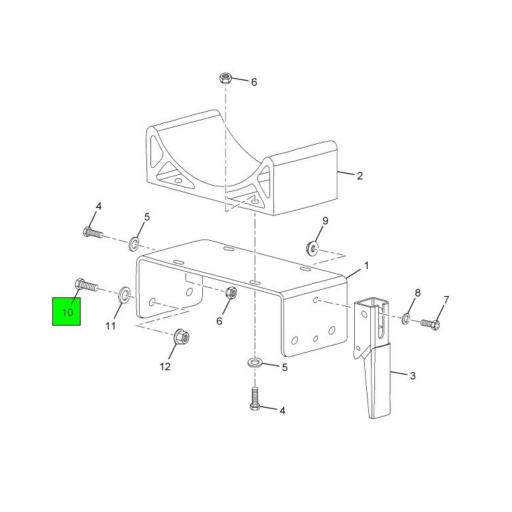 180177 Navistar International | Grade 5 Bolt 1/2 in x 1-1/2 in - 10 ...