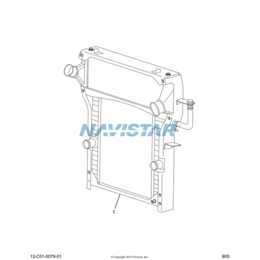 2505509C93 Navistar International | Radiator | Source One Parts Center