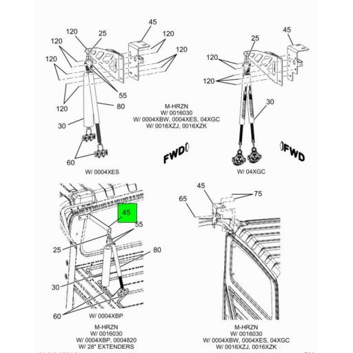 4282917C1 Navistar International | Support EZ Claw Bracket Assembly ...