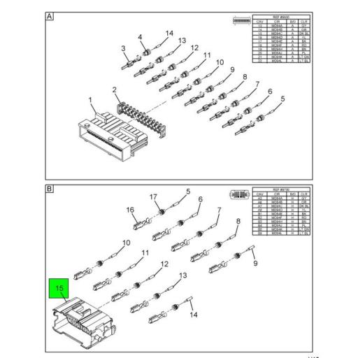 3535311C1 Navistar International | 38-Way Connector Body Lock | Source ...