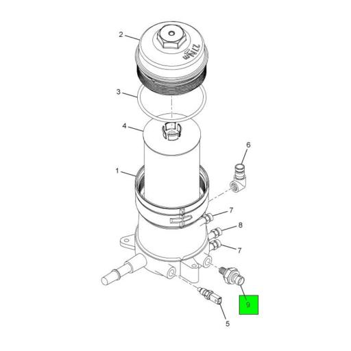 1872556C91 Navistar International | Engine Oil Pressure Sensor Assembly ...