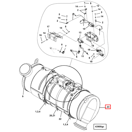 5298347CUM Kenworth | Aftertreatment Outlet Module | Source One Parts ...