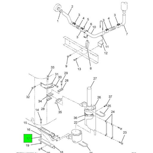403392C2 Navistar International | Muffler Bracket Insulator | Source ...