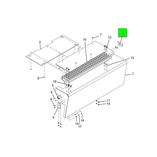 4025236C1 Navistar International | Battery Box Cover Shield | Source ...