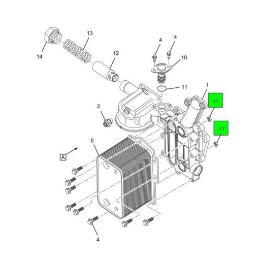 1838621C1 Navistar International | Hex Flange Serrated Nut | Source One ...