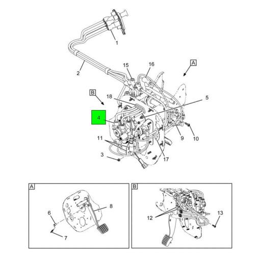 2506077C91 Navistar International | Brake Valve E-8P Foot | Source One ...