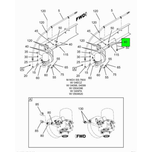 2038838C92 Navistar International | VALVE INVERSION TR-3 W/40 PSI CLOSE ...