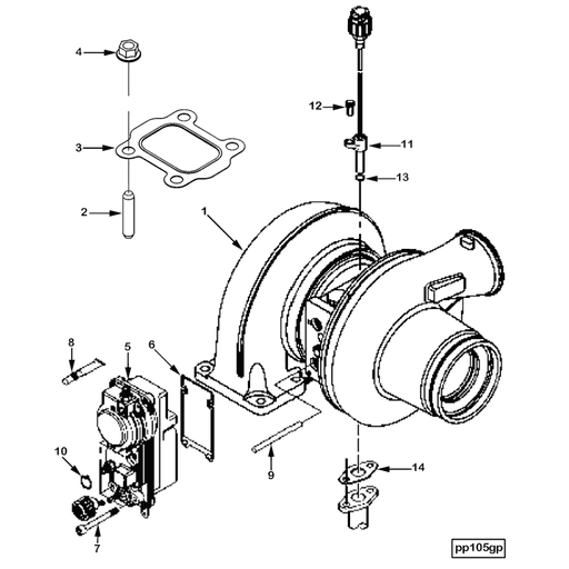 2882111 A2Z Diesel Parts | EQUIVALENT TO CUMMINS SHORT HE451VE ISX ...