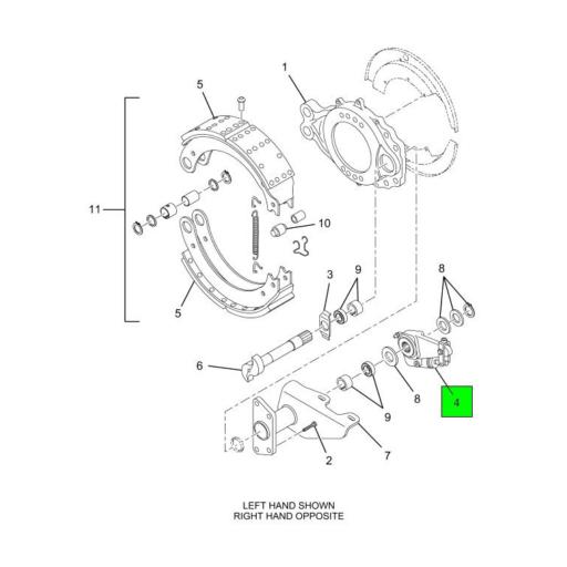 HAL42710430 Navistar International | Rear Brake Slack Adjuster Bracket ...