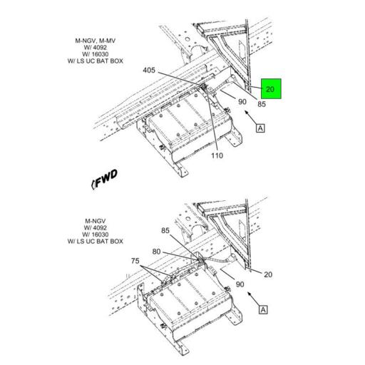 3559348C1 Navistar International | 7-Way Trailer Socket Mounting ...