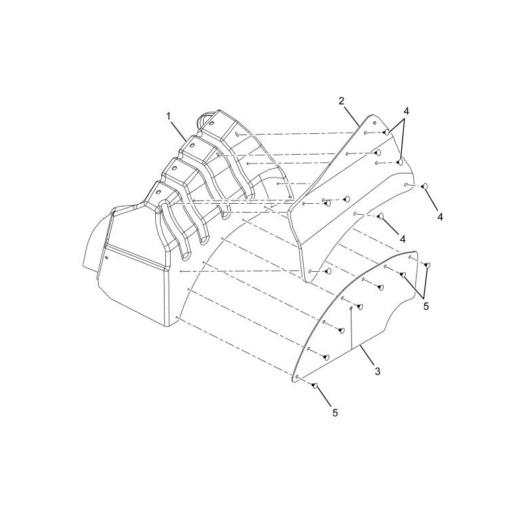 3843146C2 Navistar International | Right Front Fender Splash Panel ...