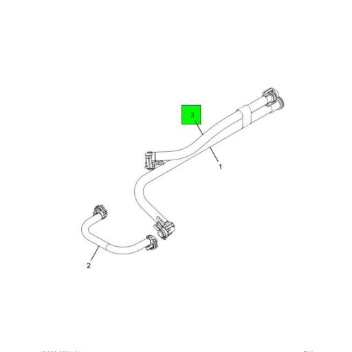3998528C91 Navistar International | Fuel Line Tube Assembly Engine to ...