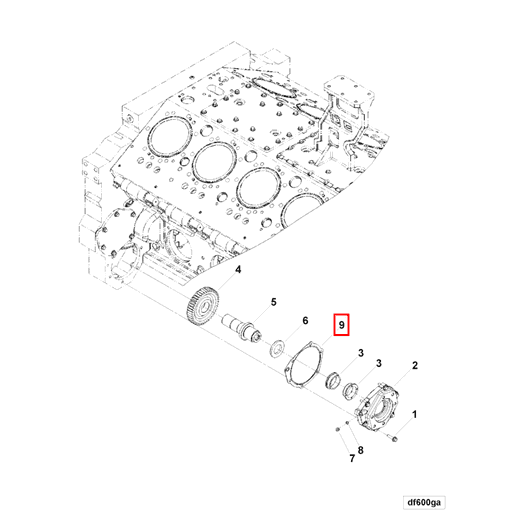 3332298 Cummins | Hydraulic Drive Support Gasket | Source One Parts Center