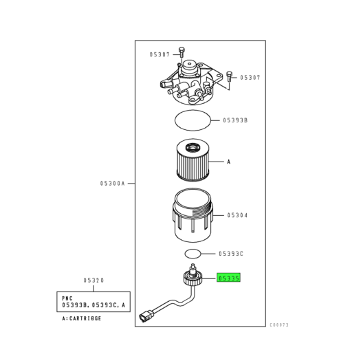 ME220642 Mitsubishi FUSO | Fuel Filter Sensor | Source One Parts Center